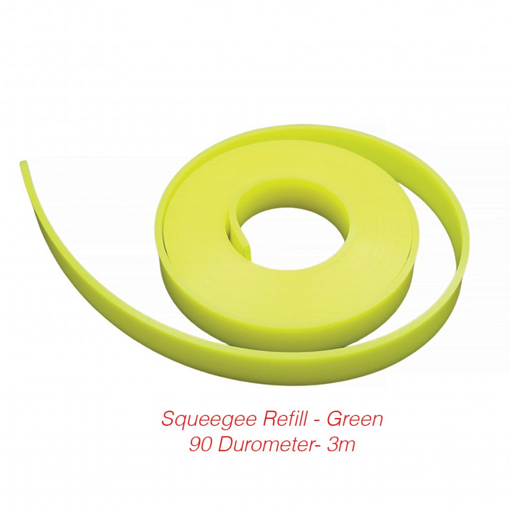 Squeegee Refill -Green- 90 Durometer- 3m - Cobra Wrap Tools