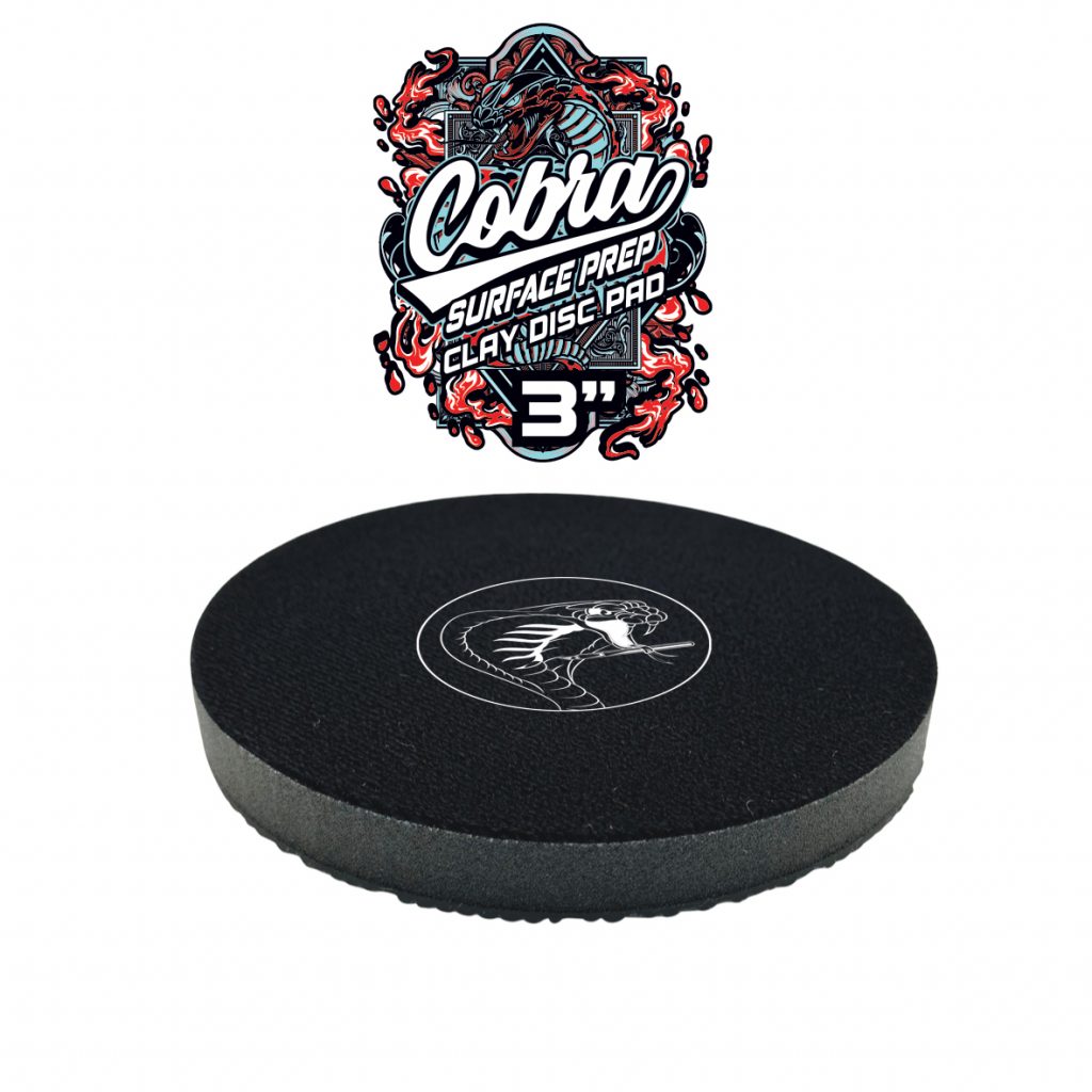 Cobra Surface Prep Clay Disc Pad 3″ - Cobra Wrap Tools