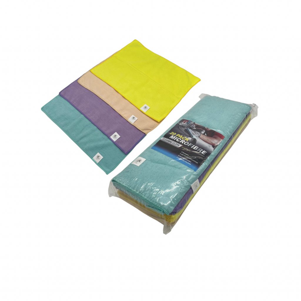 Cobra – 20 Pack All Purpose Terry – 240Gsm – 16"x12"cm Microfiber Cloth ...